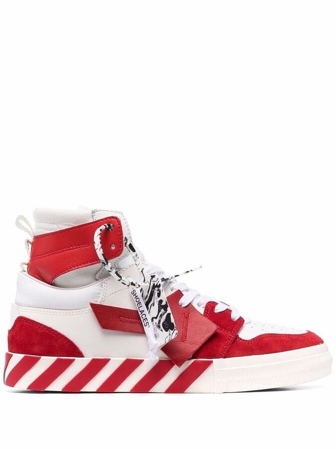 Off-White Vulcanized high-top sneakers - ShopStyle