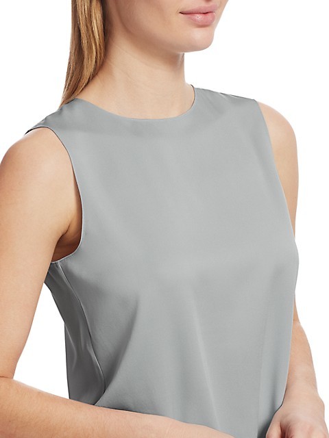 Theory Silk Shell Top - ShopStyle