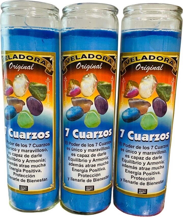 Etsy 7 Cuarzos Veladora - Quartz Candle. Para Limpia, Armonia, Tranquilidad Y Quita Negatividad ...
