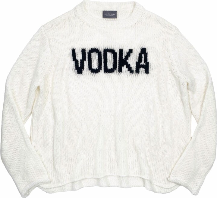 Wooden Ships Women's Vodka Crewneck Sweater In White - ShopStyle