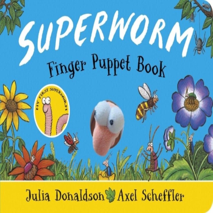 Julia Donaldson Superworm Finger Puppet Book - the wriggliest ...