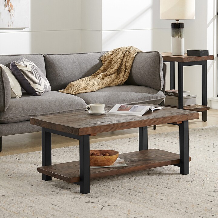 Carbon Loft Lawrence Reclaimed Solid Wood 42-inch Coffee Table - ShopStyle