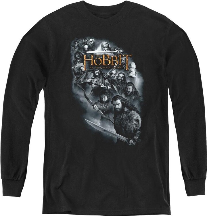 The Hobbit Youth Cast Of Characters Long Sleeve Sweatshirts - ShopStyle