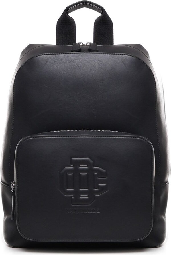 DSQUARED2 Logo Embossed Zipped Backpack - ShopStyle