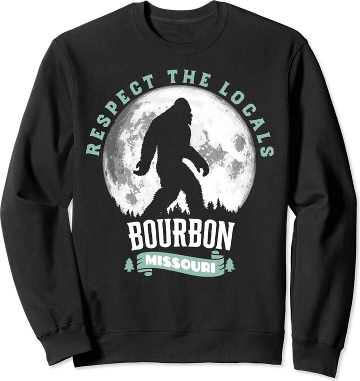 Missouri Bigfoot Fan Local Native Pride Gear Bourbon Missouri Respect ...