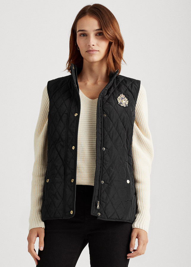 Ralph Lauren Quilted Mockneck Vest - ShopStyle