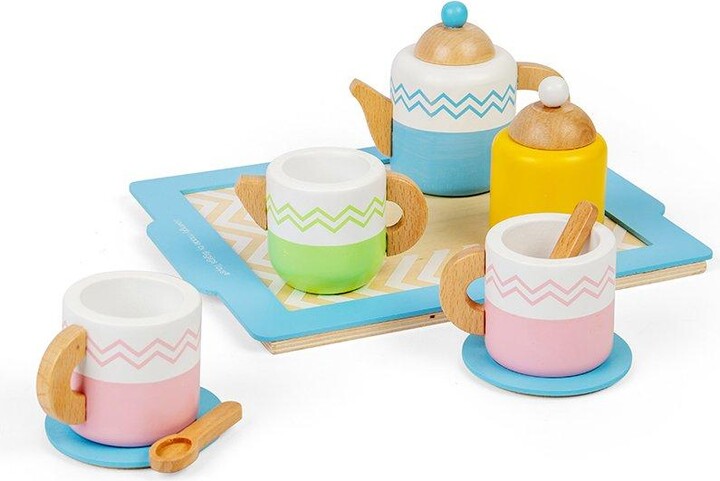 Bigjigs Toys Wooden Tea Tray Set - ShopStyle Games & Puzzles