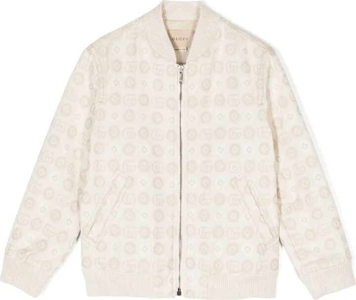 Gucci Children Interlocking G-logo bomber jacket - ShopStyle Girls ...