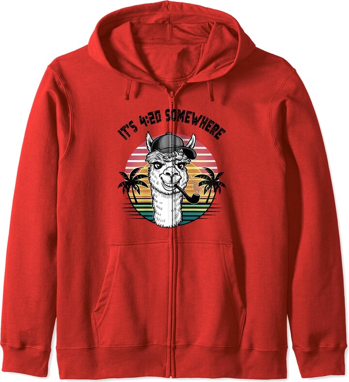 Alpaca Smoking It's 4:20 Somewhere April 20th 2024 It's 4:20 Somewhere ...