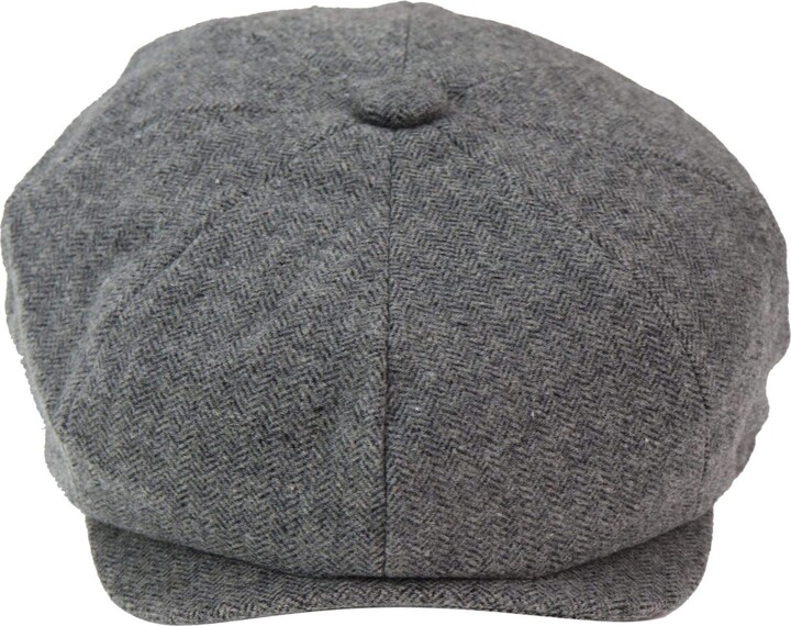 House Of Cavani Mens 8 Panel Hat Wool Baker Boy Newsboy Flat Cap ...