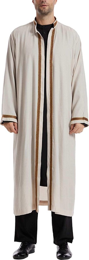 COOFANIN New Years Eve Mens Kaftans UK Egyptian Shirts for Men Djellaba ...