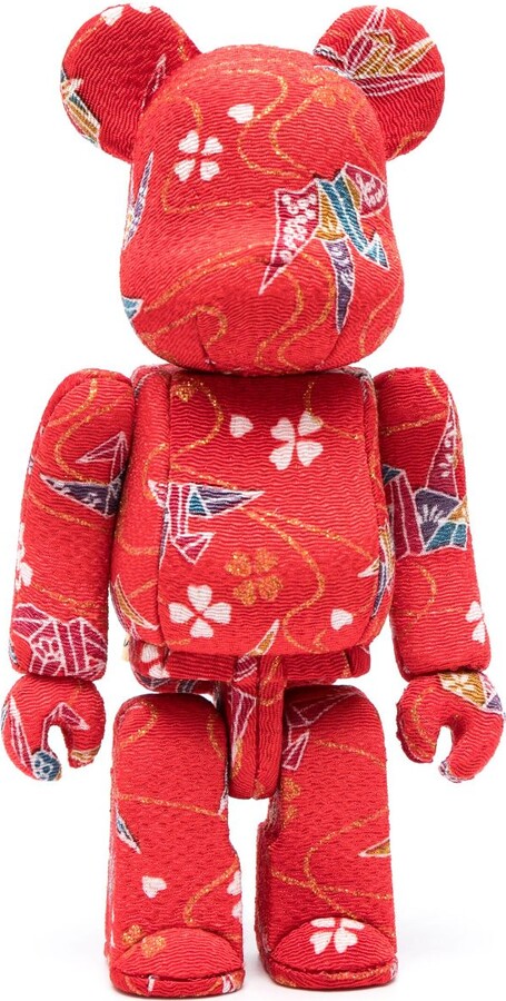 Medicom Toy Red Bearbrick Kimekomi 100% And 400% Set - ShopStyle Artwork