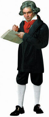 Wet Paint Printing Beethoven Cardboard Standup - ShopStyle Board Games