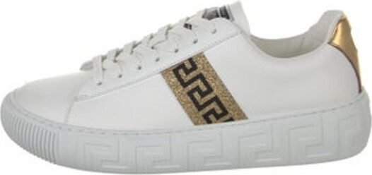 Versace Medusa Insignia Leather Sneakers - ShopStyle