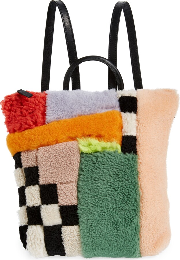 PRIMECUT Playground Genuine Shearling Backpack - ShopStyle