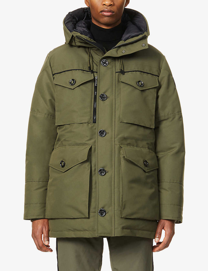 Ralph Lauren Rlx Hooded shell-down parka jacket - ShopStyle Outerwear