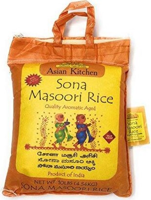 Rani Brand Authentic Indian Foods Asian Kitchen White Sona Masoori Rice ...