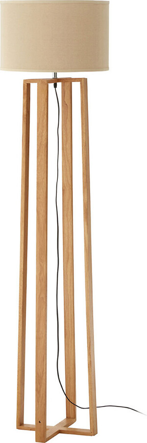 So'home Natural Wood Floor Lamp With Natural Shade - ShopStyle