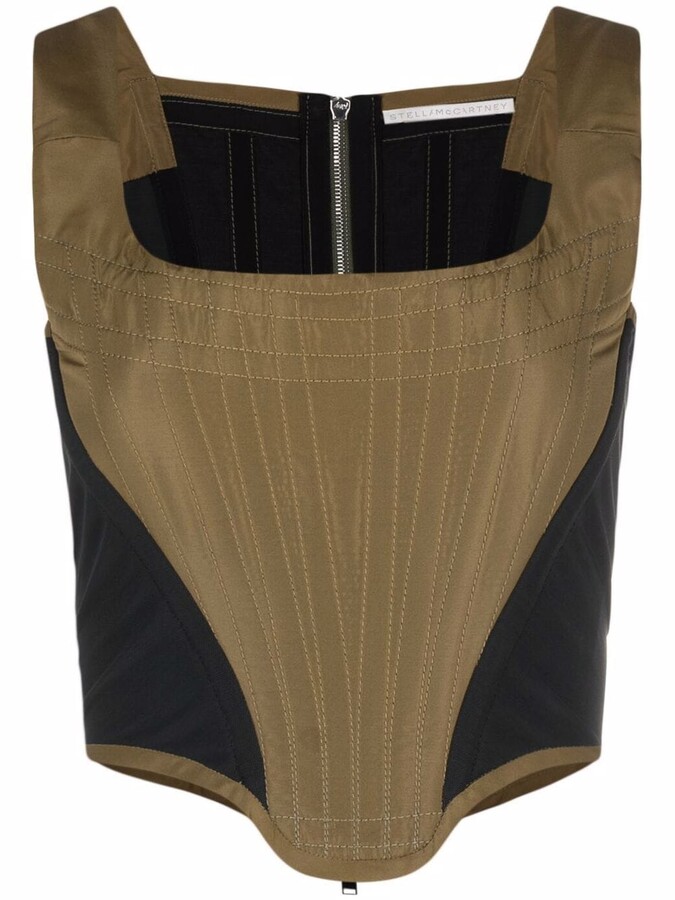 Stella McCartney Panelled Structured Vest - ShopStyle Tops