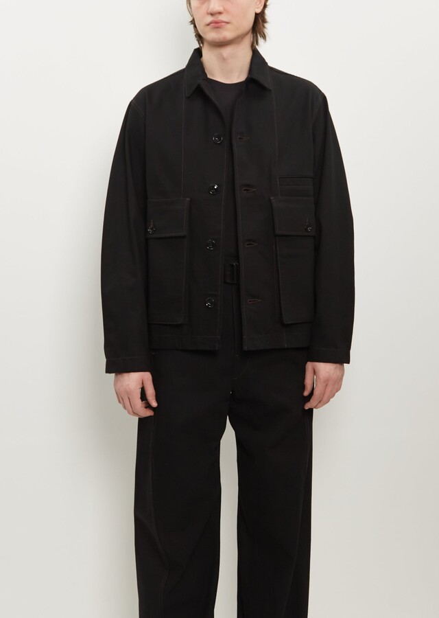Lemaire Men Boxy Jacket — Black - ShopStyle