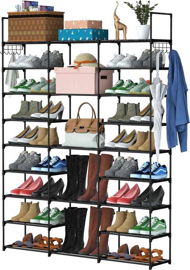 Fresh Fab Finds 9-Tier Shoe Rack Storage Shelf - ShopStyle