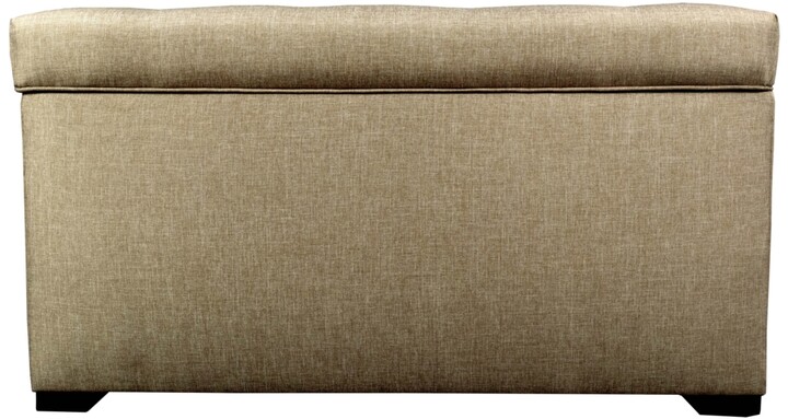 Mjl Furniture Designs Angela Fabric Upholstered Storage Trunk ...