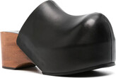 Acne Studios Wooden-Platform Clogs - ShopStyle