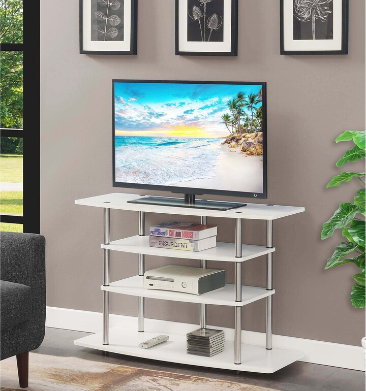 Global Pronex Designs2Go No Tools 46 inch Wide Highboy 4 Tier TV Stand ...