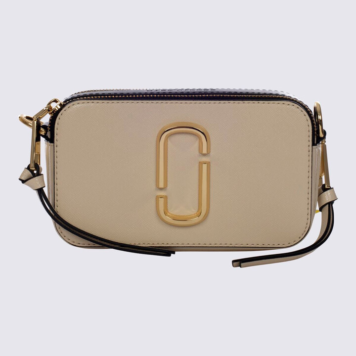 Marc Jacobs New Cloud White Leather The Snapshot Crossbody Bag - ShopStyle