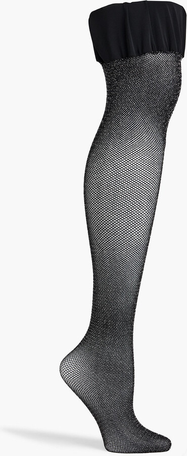 Commando Metallic fishnet tights - ShopStyle Hosiery