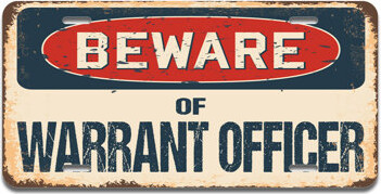 SignMission Beware of Warrant officer Aluminum Plate Frame - ShopStyle ...