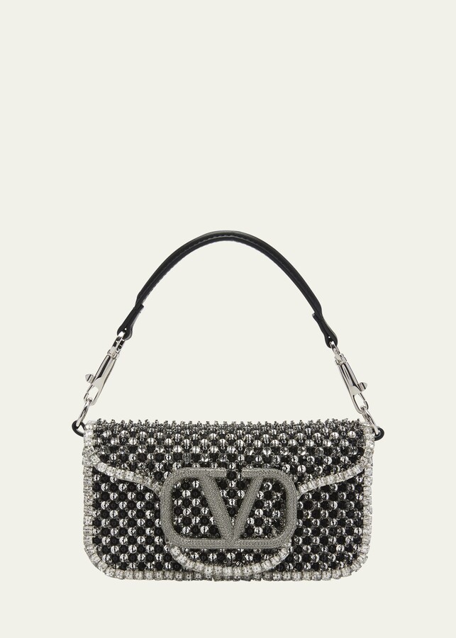 Valentino Garavani Loco Small Polka Dot Embellished Shoulder Bag ...