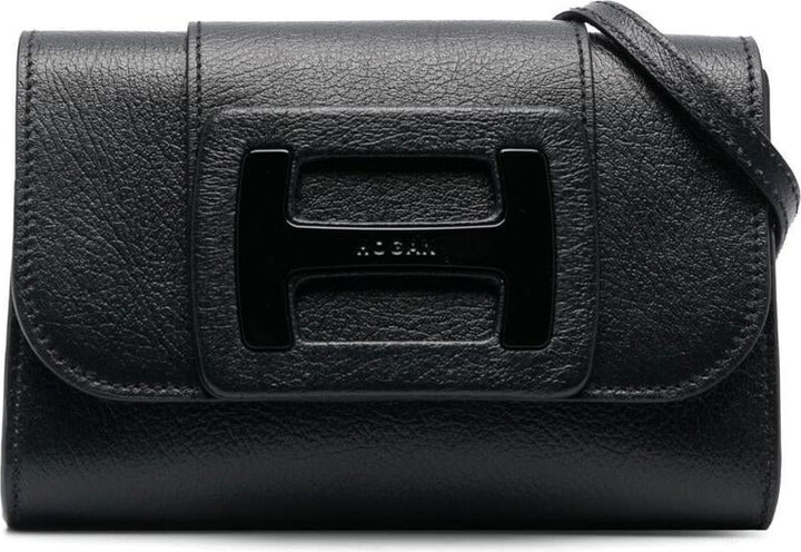 Hogan Leather crossbody bag - ShopStyle