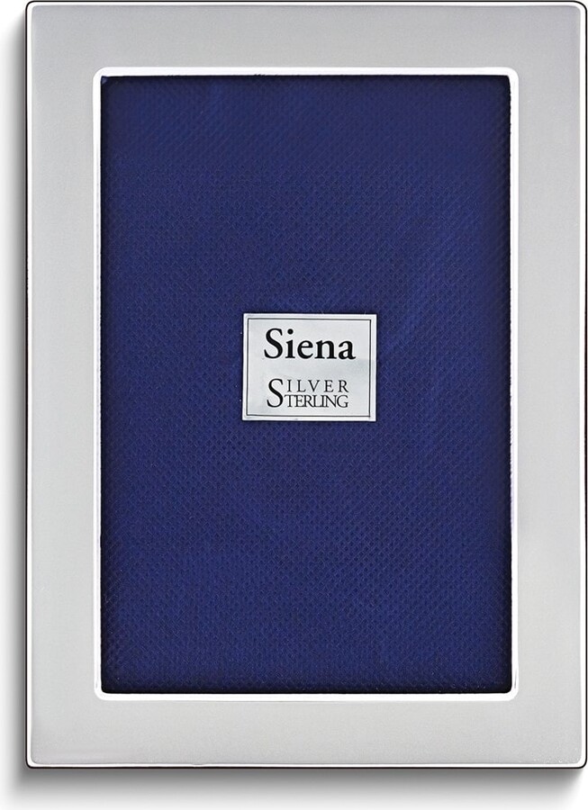 Curata Sterling Silver Tarnish Resistant Plain 5x7 Photo Frame with ...
