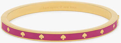 Kate Spade Spot The Spade Enamel Hinged Bangle - ShopStyle Bracelets