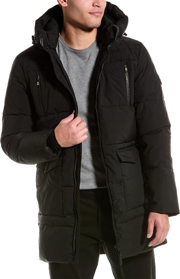 Point Zero Hooded Long Puffer Jacket - ShopStyle