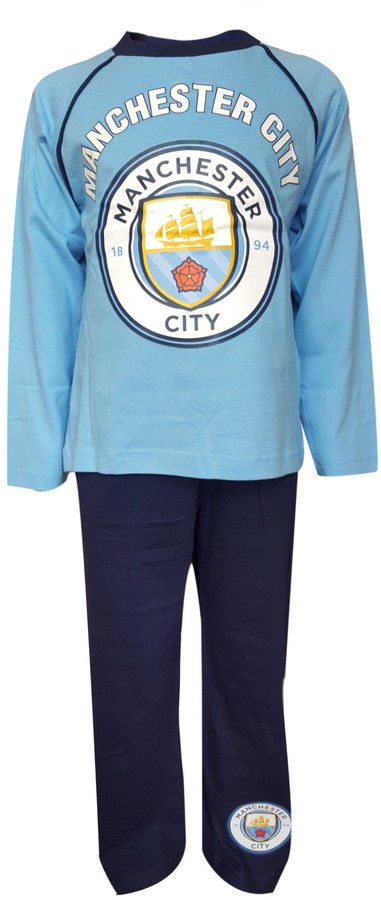 Manchester City F.C. Boys Manchester City Long Length Pyjama 4 to 12 ...