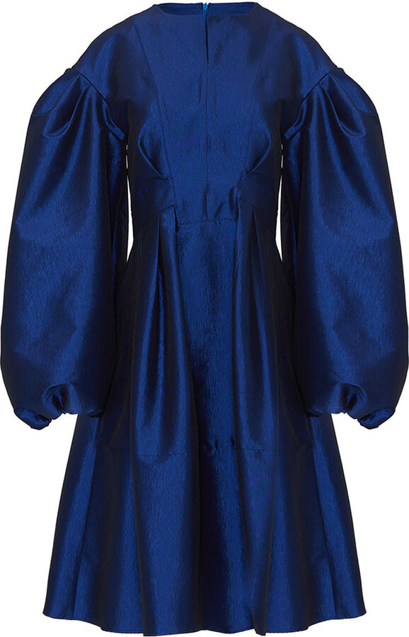 NOCTURNE - Royal Blue Flowy Mini Dress - ShopStyle