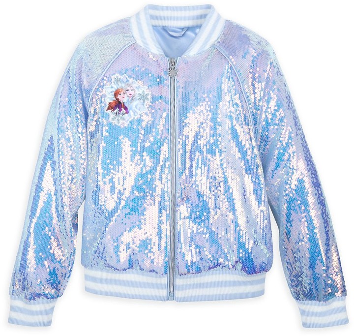 Disney Anna and Elsa Sequin Varsity Jacket for Girls Frozen 2 - ShopStyle