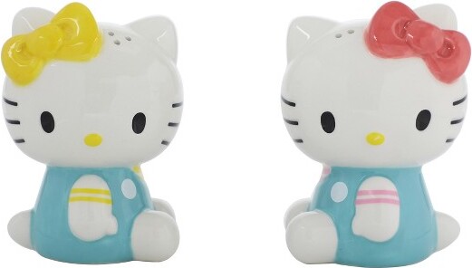 SANRIO Hello Kitty Set of Ceramic Salt and Pepper Shakers - ShopStyle