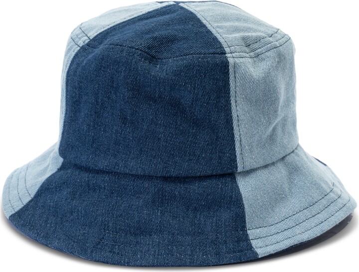 Jenni Women's Patchwork Denim Bucket Hat, Created for Macy's - ShopStyle