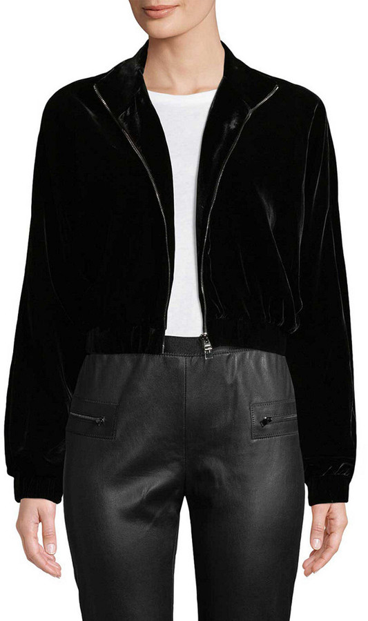 Tom Ford Velvet Crop Jacket - ShopStyle