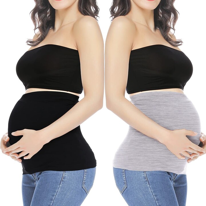 Yeshape Bamboo Belly Band For Pregnancy with 2 PC of Waist Extenders ...