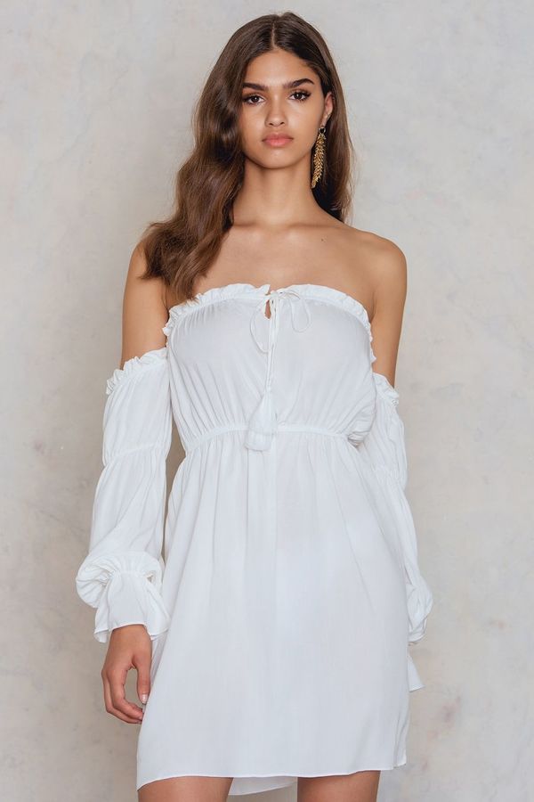 Ruched Off Shoulder Dress - ShopStyle