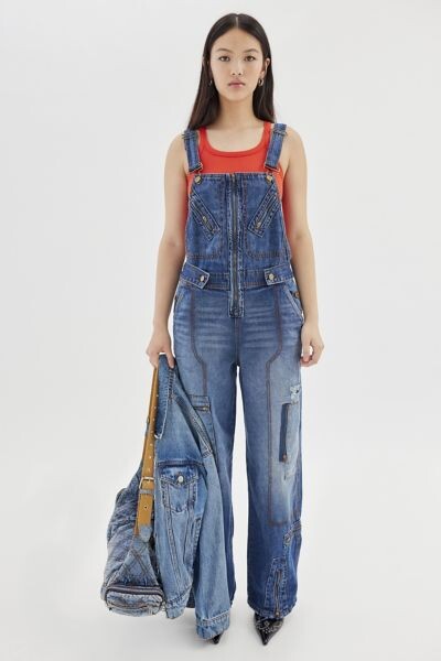 BDG Zipped Denim Overall - ShopStyle
