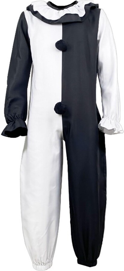 Cexiakong Terrifier Clown Black White Jumpsuit Cosplay Costume Carnival ...