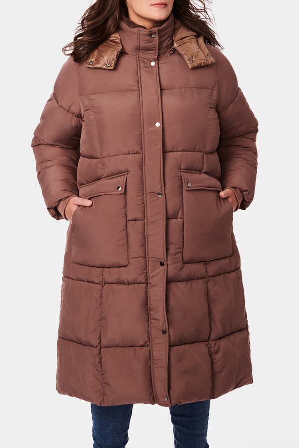 Bernardo Heavy Puffer Jacket - ShopStyle Plus Size Outerwear