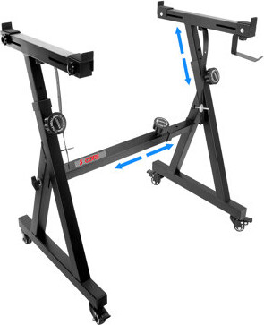 5 Core Keyboard Stand Z Style Height Width Adjustable Portable Heavy ...