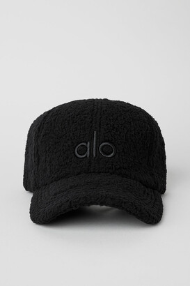 Alo Yoga | Micro Sherpa Off-Duty Cap in Black - ShopStyle Hats