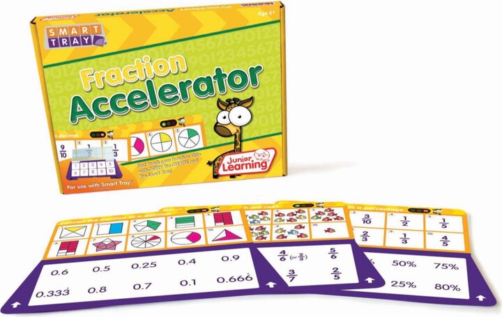 Redbox Junior Learning Fraction Accelerator Educational Learning Cards ...